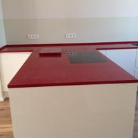 Caesarstone Arbeitsplatten Ruby Reflections - Montage