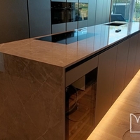 Luxemburg Korso Dekton Arbeitsplatten und Wangen